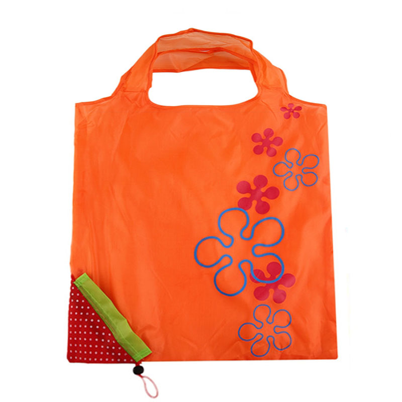Sac de courses pliable réutilisable Fraise | Orange - www.zunik.fr ...